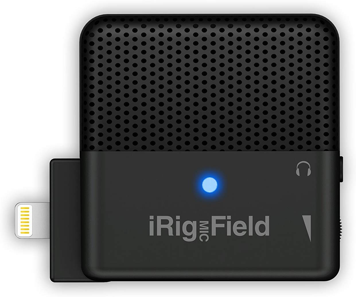 IK Multimedia iRig Mic Field stereo condenser microphone for iPhone and iPad - IP-IRIG-FIELD-IN - Black