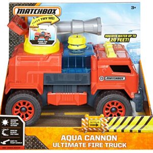 Matchbox Aqua Cannon Fire Truck Rig