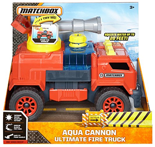 Matchbox Aqua Cannon Fire Truck Rig