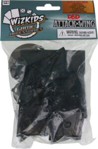 d&d attack wing: base and peg set - black