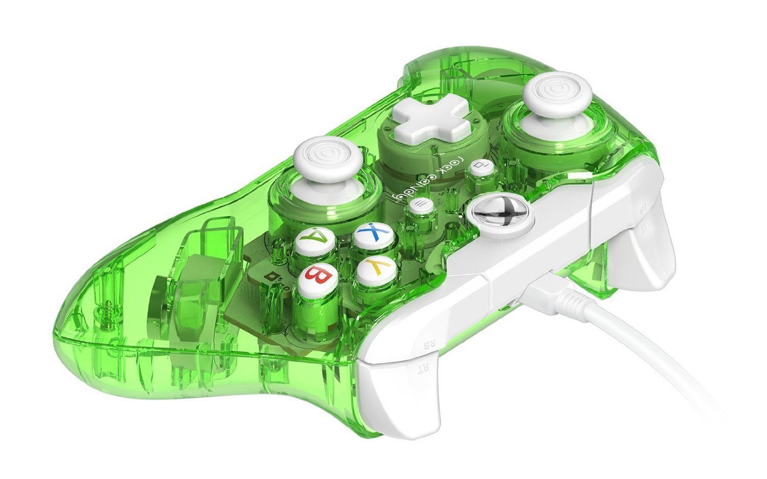 PDP Rock Candy Wired Controller for Xbox 360 - Aqualime