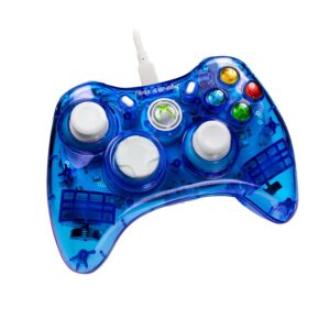 pdp rock candy wired controller for xbox 360, blueberry boom