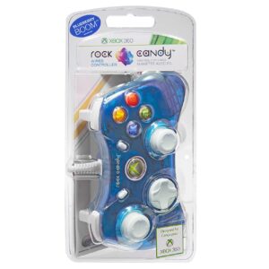 PDP Rock Candy Wired Controller for Xbox 360, Blueberry Boom