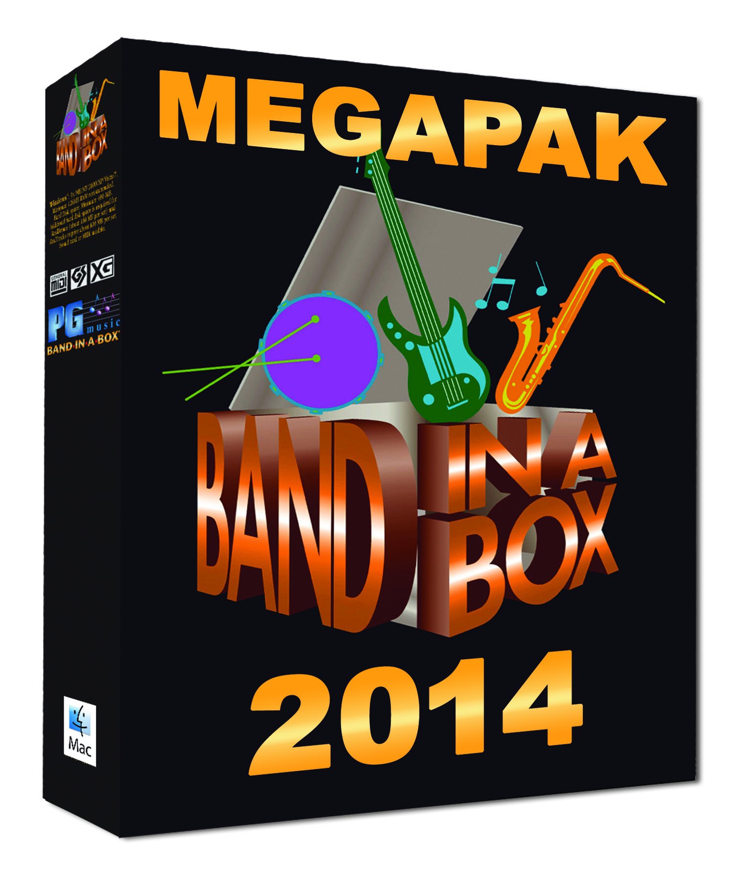 Band-in-a-Box 2014 MegaPAK Edition [Old Version, Mac DVD-ROM]