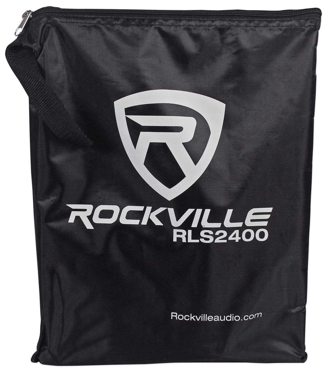 Rockville RLS2400 Lightweight Folding DJ Laptop Stand w/Extra Shelf & Travel Bag