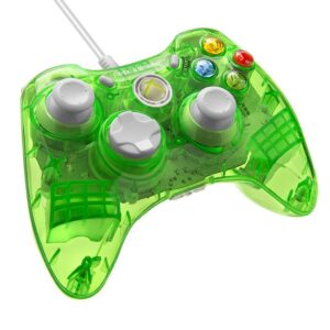 pdp rock candy wired controller for xbox 360 - aqualime