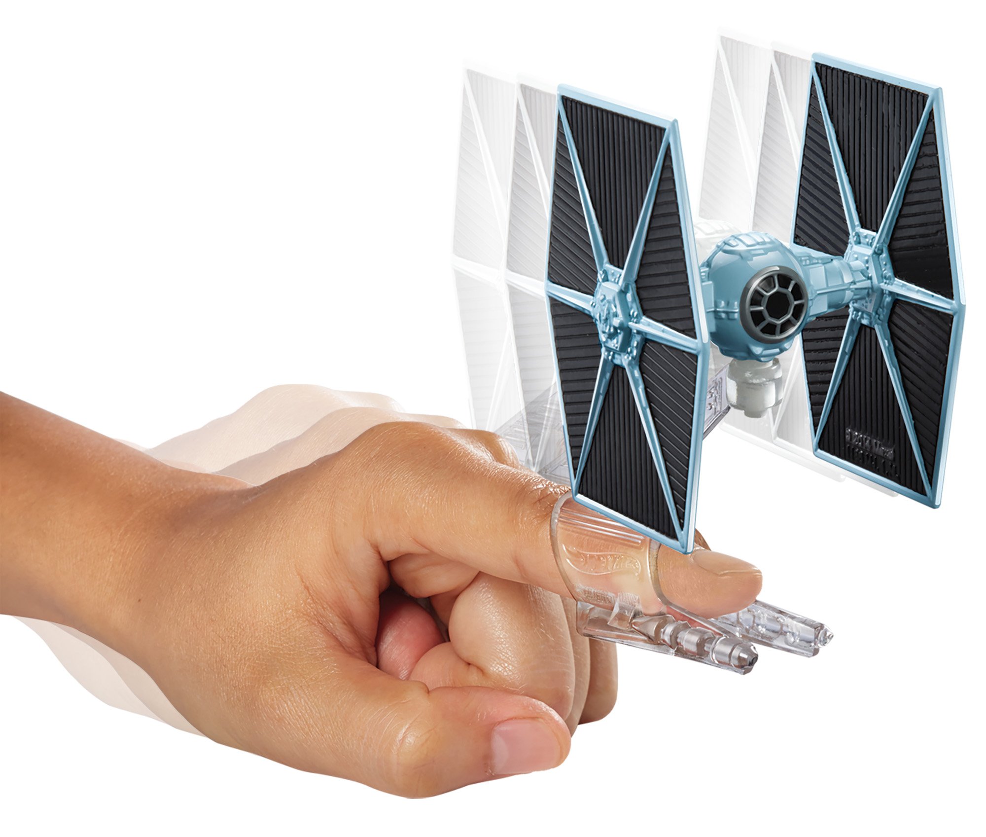 Hot Wheels Star Wars Starship Blue TIE Fighter Vehicle