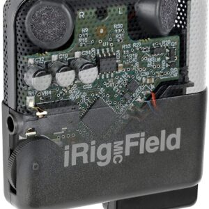 IK Multimedia iRig Mic Field stereo condenser microphone for iPhone and iPad - IP-IRIG-FIELD-IN - Black