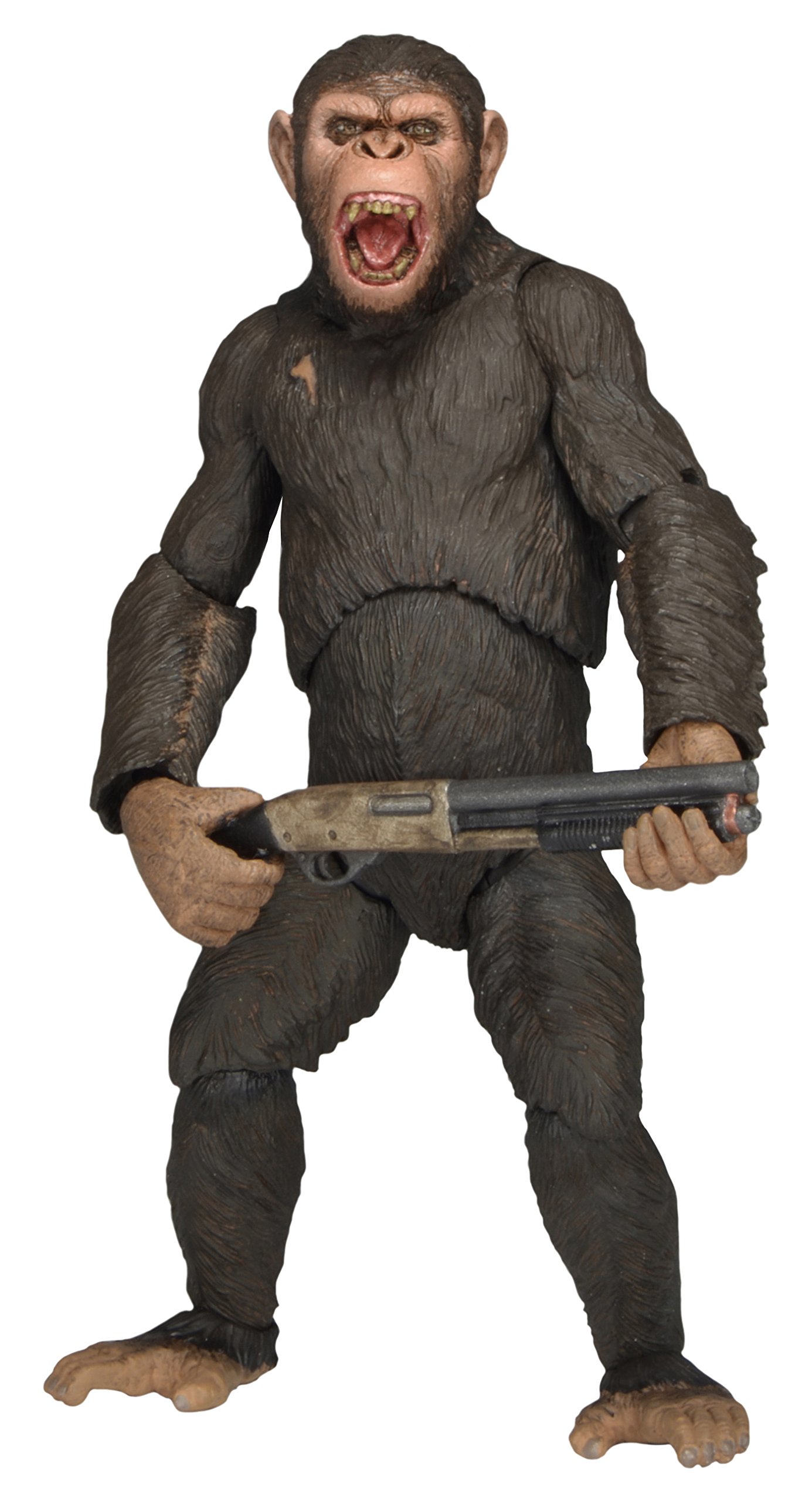 NECA Dawn of The Planet of The Apes 7" Scale Action Figure - Series 2 Caesar with Shotgun