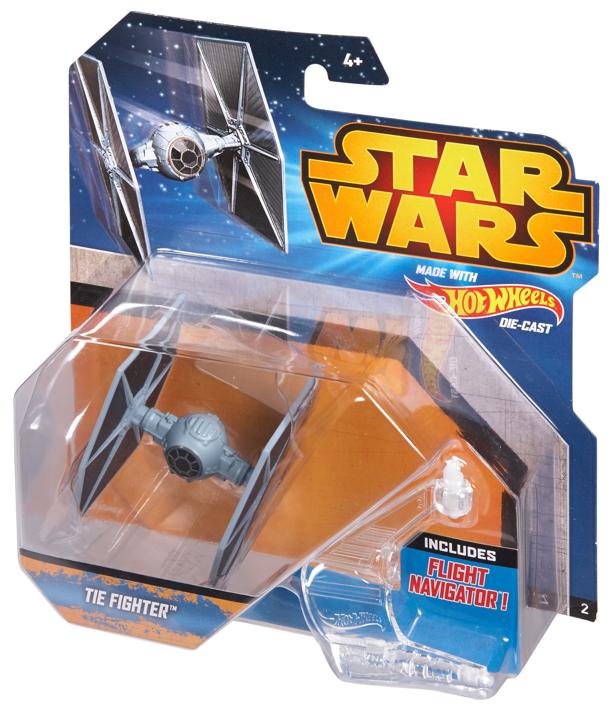 Hot Wheels Star Wars Starship Blue TIE Fighter Vehicle