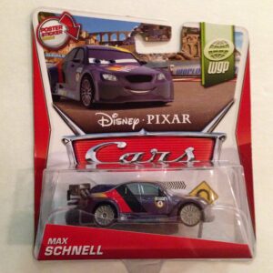 disney pixar cars wgp max schnell #4/15 poster sticker inside card