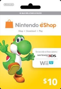 nintendo yoshi prepaid eshop $10 for 3ds or wii u by nintendo