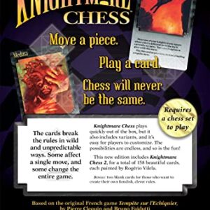 Knightmare Chess Card Game | Card Game for Chess | Card Game for Two | Ages 10+ | for 2 Players | Average Play Time 120 Minutes | from Steve Jackson Games