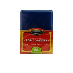 1x 25ct CBG 60 pt Cardboard Gold 3" x 4" PRO Toploaders Keeps Thick Cards Ultra Protected