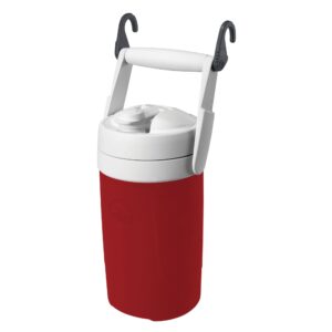 igloo products corporation 000416674 sport cooler with hooks, red heat, 1/2 gal