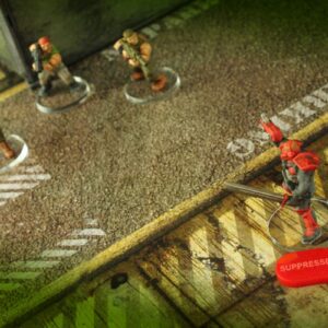 LITKO Suppressed Command Token Set | Gaming Aid Pieces | Compatible with Flames of War, Bolt Action, Axis & Allies | WH40K | Napoleonic | Ancients | 10 Pack (Red)