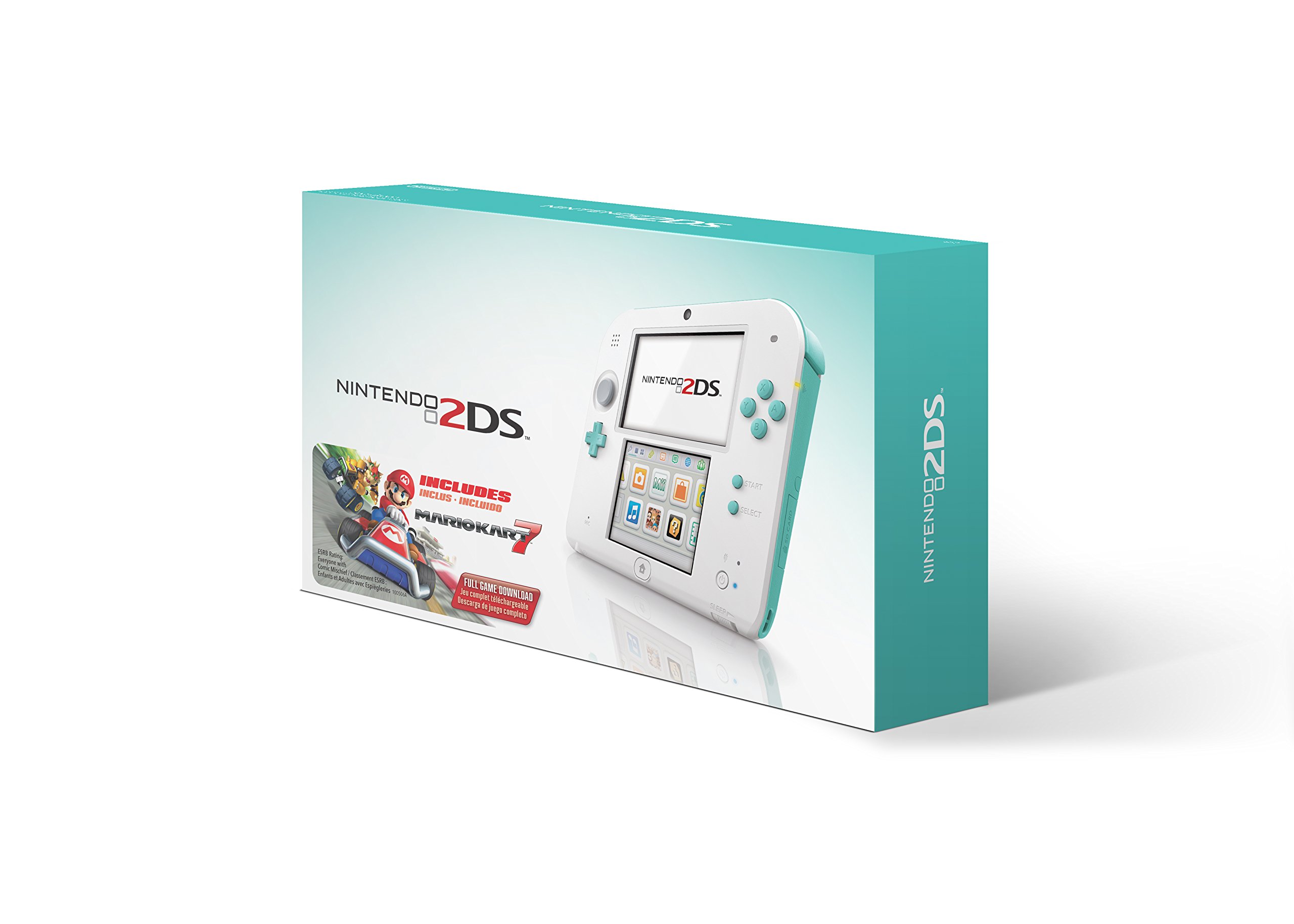 Nintendo 2DS Sea Green (Includes Mario Kart 7)