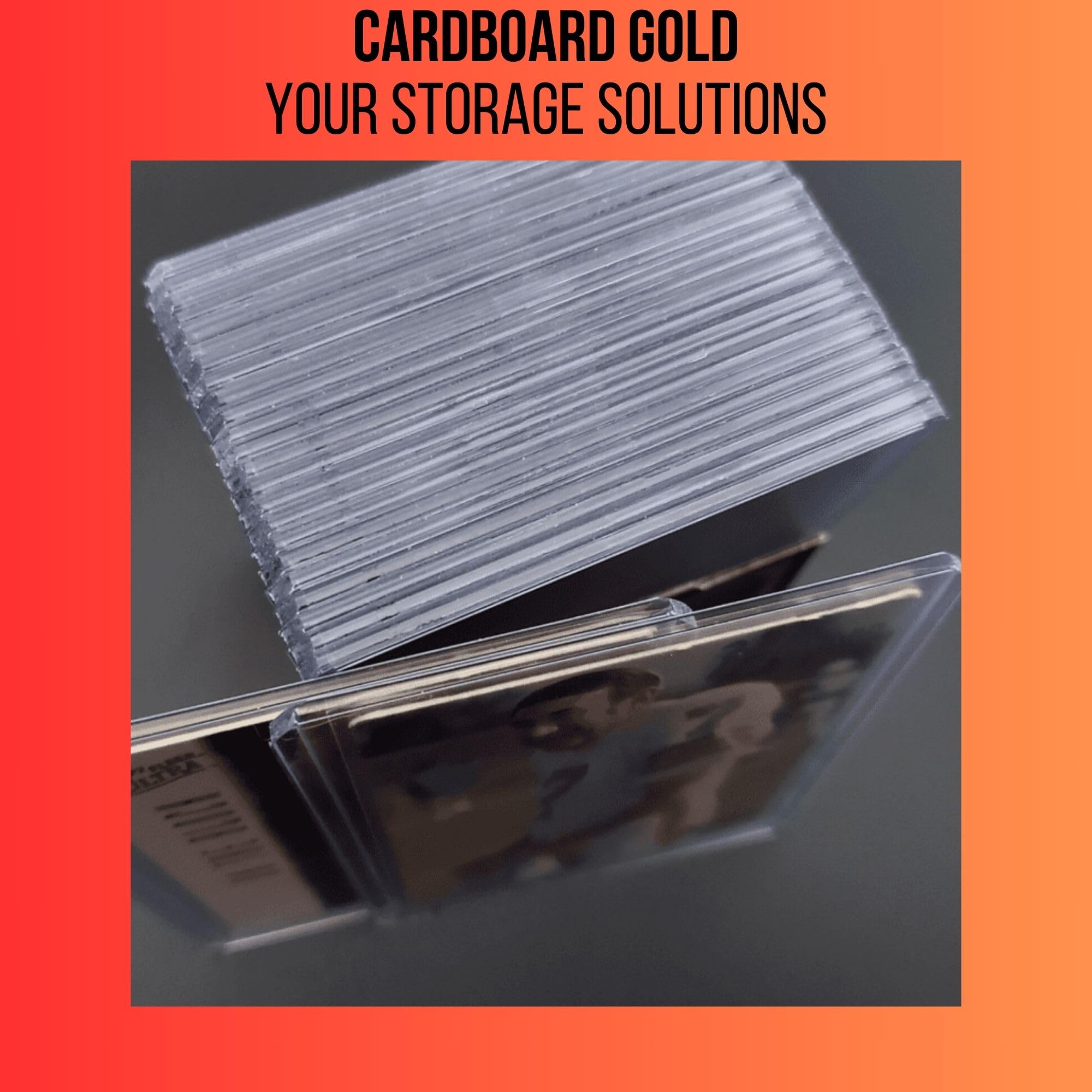 1x 25ct CBG 60 pt Cardboard Gold 3" x 4" PRO Toploaders Keeps Thick Cards Ultra Protected