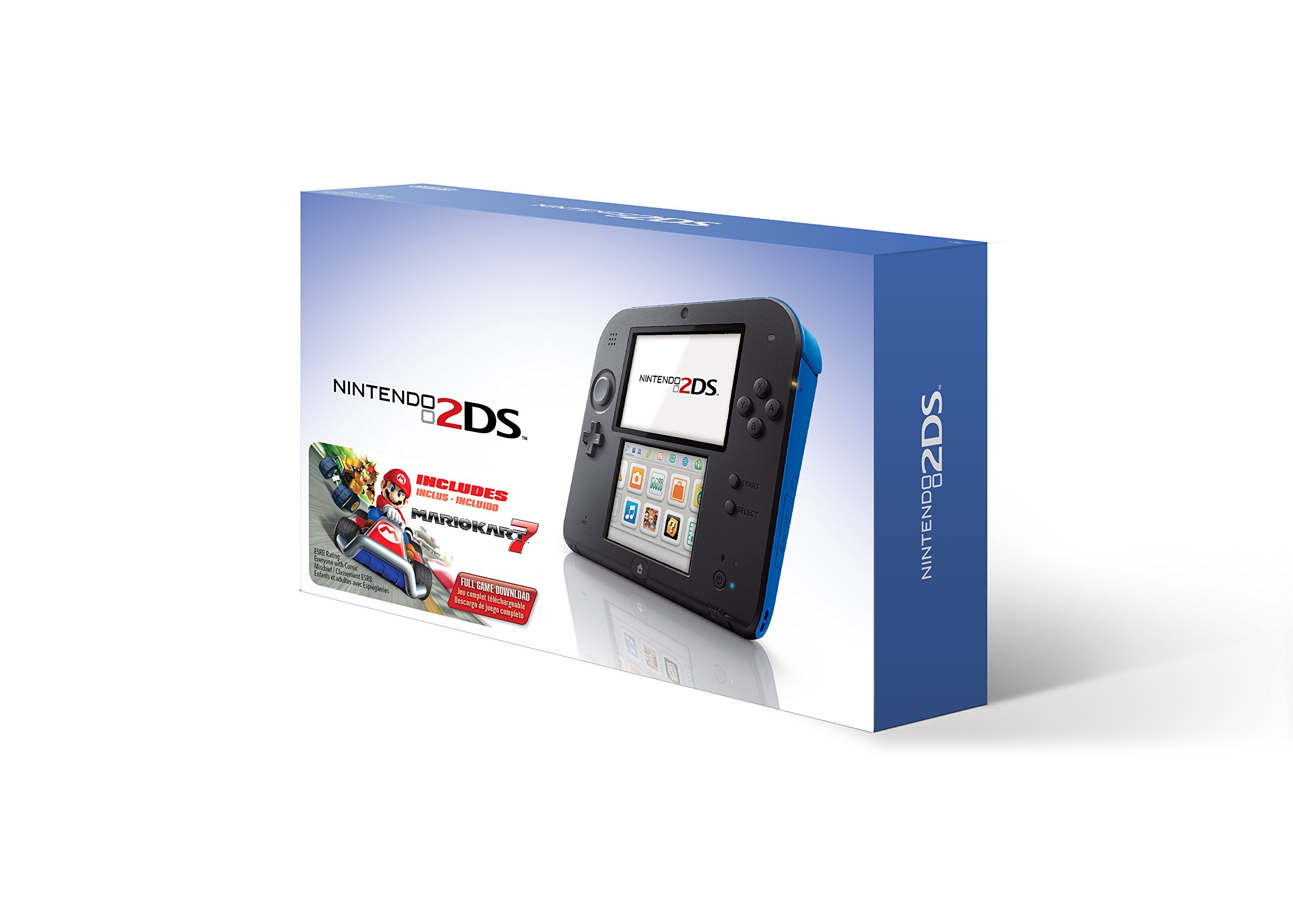 Nintendo 2DS Console with Mario Kart 7 - Electric Blue