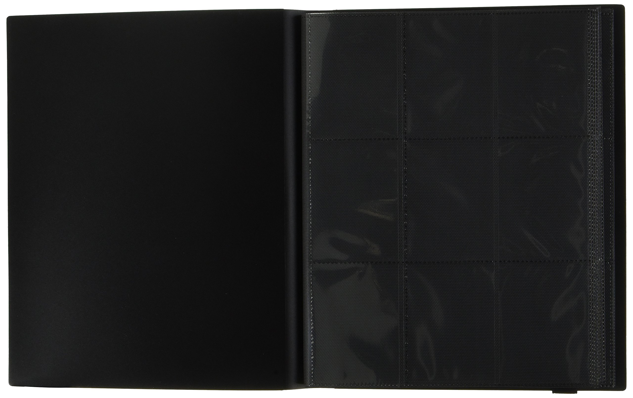 BCW Pro-Folio 9-Pocket Card Album - Black | Archival Safe, Side-Loading Trading Card Binder | Premium Collectible Storage Solution for Trading Cards, TCG, Sports Cards, and More - 360-Card Capacity