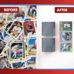 Cardboard Gold - 100pt Top Loaders for Cards - 25 Count - Premium 3x4 Inch Trading Card Toploaders - Protect Your Baseball and Sports Cards with These Crystal Clear Hard Plastic Sleeves Protectors