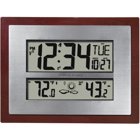 Better Homes and Gardens Atomic Clock with Forecast (Bronze)