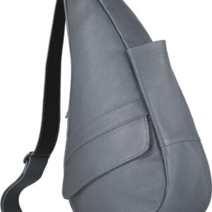 AmeriBag Classic Leather Healthy Back Bag Extra Small (Grey)