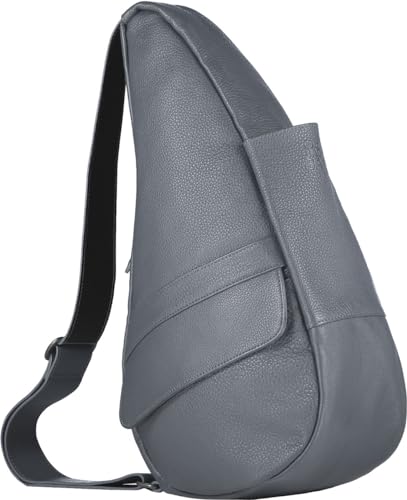 AmeriBag Classic Leather Healthy Back Bag Extra Small (Grey)