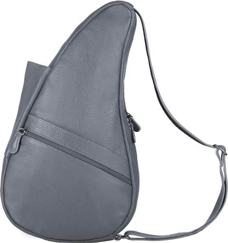 AmeriBag Classic Leather Healthy Back Bag Extra Small (Grey)