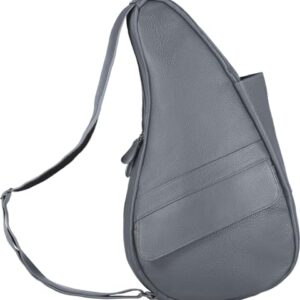 AmeriBag Classic Leather Healthy Back Bag Extra Small (Grey)