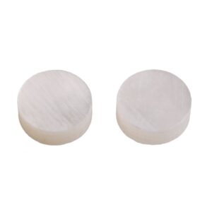 szzijia White Mother of Pearl Shell Dot Fret Inlay Maker 6mm for Guitar Fingerboard (Pack of 20)