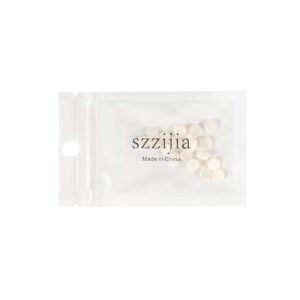 szzijia White Mother of Pearl Shell Dot Fret Inlay Maker 6mm for Guitar Fingerboard (Pack of 20)