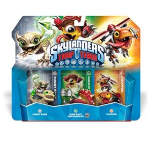 skylanders trap team: funny bone, chopper, & shroomboom - triple character pack