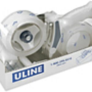 Uline Industrial Plus Shipping Packaging Tape with Top Gun Dispenser, with Two 2 Inches X 55 Yd