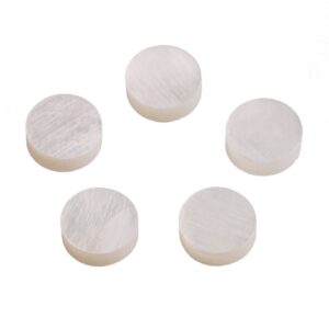 szzijia White Mother of Pearl Shell Dot Fret Inlay Maker 6mm for Guitar Fingerboard (Pack of 20)