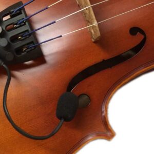 The Feather Violin Pickup with Flexible Micro-Gooseneck by Myers Pickups