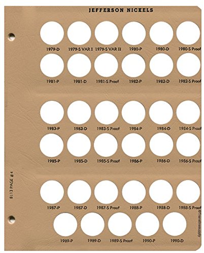 Dansco US Jefferson Nickel with Proof Coin Album 1938 - 2005 #8113