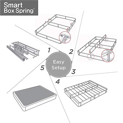 ZINUS 9 Inch Metal Smart Box Spring, Mattress Foundation, Strong Metal Frame, Easy Assembly, Twin