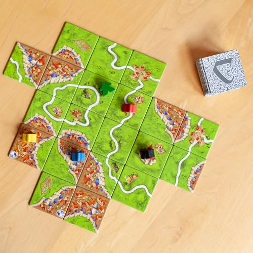 Carcassonne Board Game (BASE GAME) | Board Game for Adults and Family | Strategy Board Game | Medieval Adventure Board Game | Ages 7 and up | 2-5 Players | Made by Z-Man Games