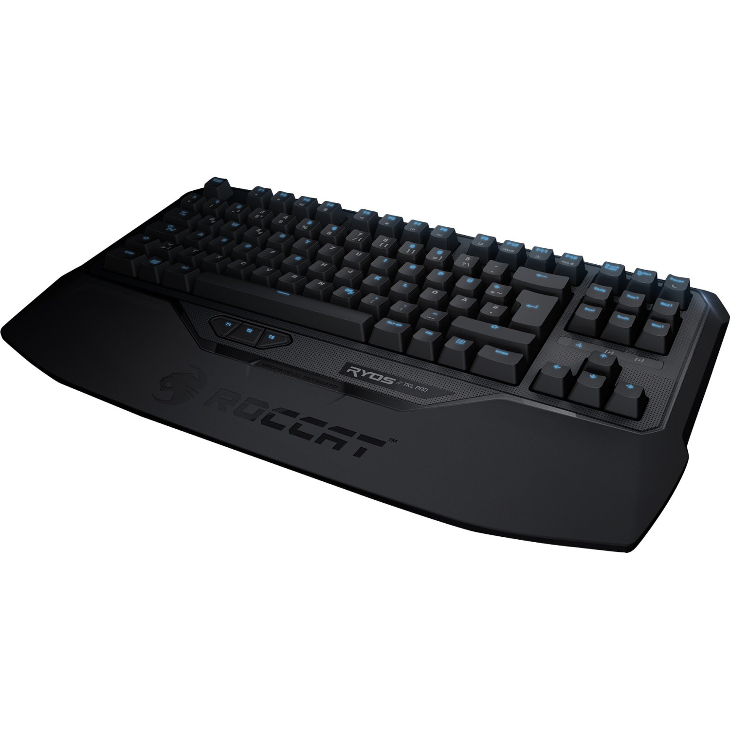 ROCCAT RYOS TKL Pro TENKEYLESS Mechanical Gaming Keyboard with Per-Key Illumination, Brown CHERRY MX