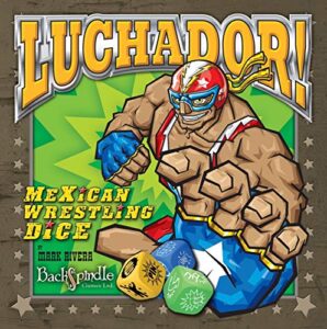 backspindle games luchador! mexican wrestling-dice (410502njd)