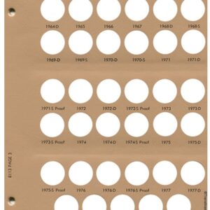 Dansco US Jefferson Nickel with Proof Coin Album 1938 - 2005 #8113