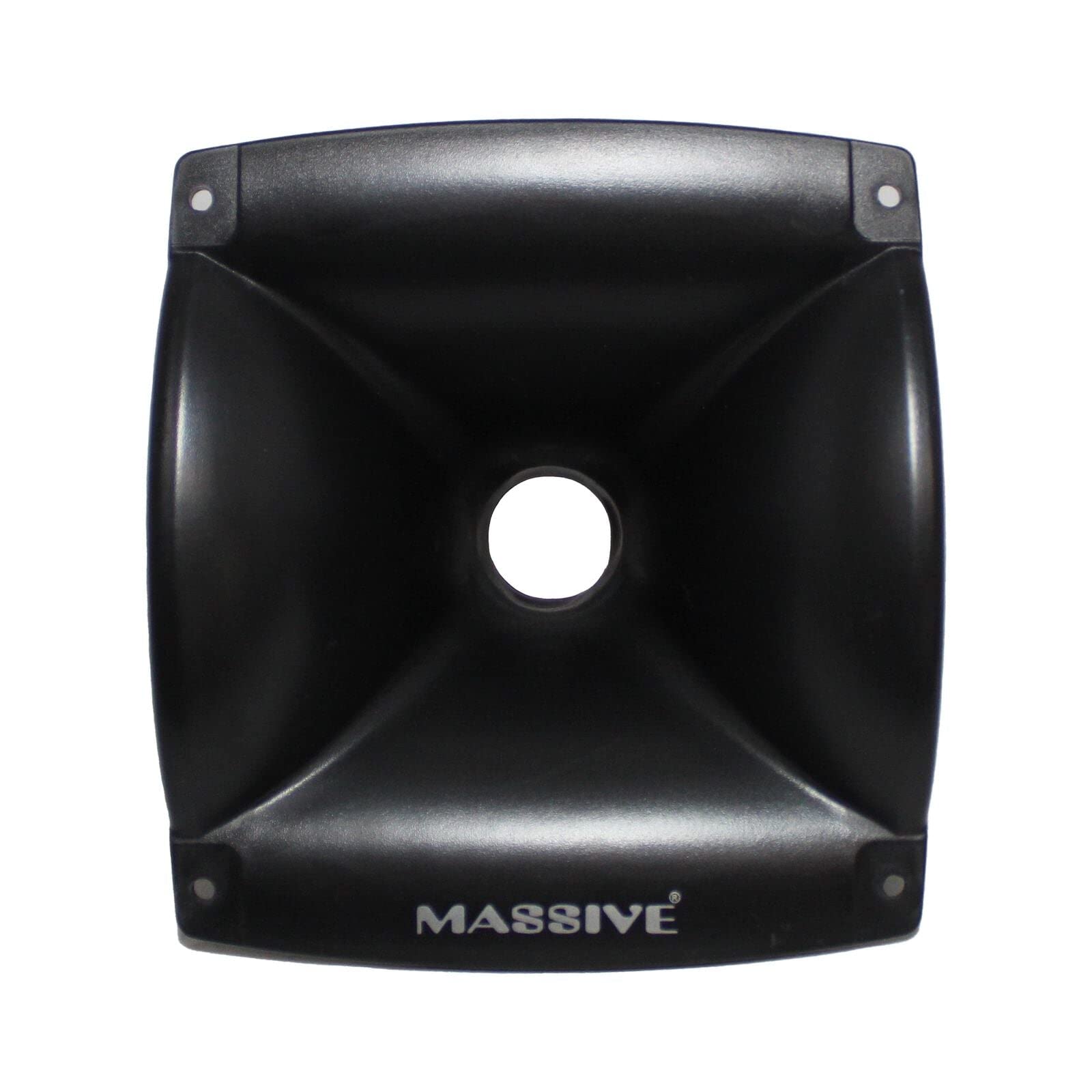 Massive Audio F3 - Flare Horn Pro Audio for Cars and DJ Compression Drivers, 60x 40, 1 Inch Screw On | Sold Individually