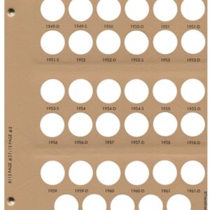 Dansco US Jefferson Nickel with Proof Coin Album 1938 - 2005 #8113