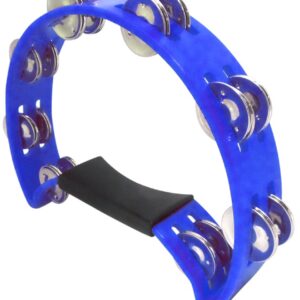 Performance Plus Headless Pro Church Quality Blue Rhythm Tambourine, 10" (HMT1BL)