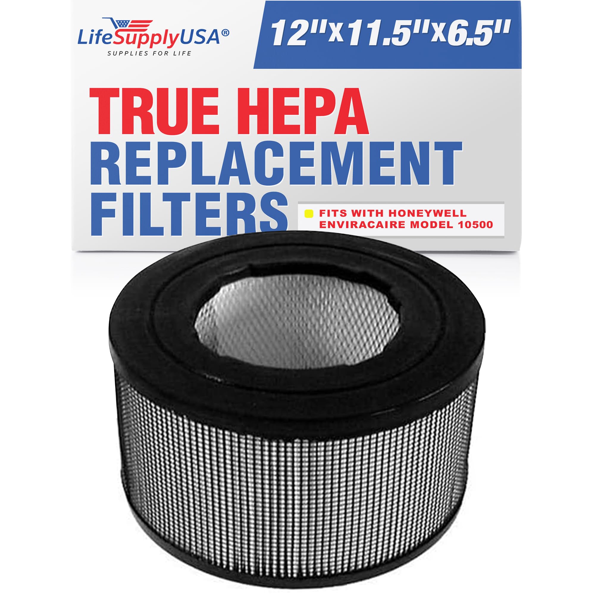 HEPA Air Purifier Filter Compatible with Honeywell 20500 Replacement 10500 (EV-10) 83180 17000 17005 17006 17007 17008 17009