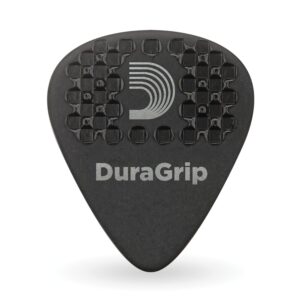 d'addario duragrip guitar picks - guitar accessories - grip stamped - guitar picks with grip for acoustic guitar, electric guitar, bass guitar - 10-pack, 1.5mm-extra heavy