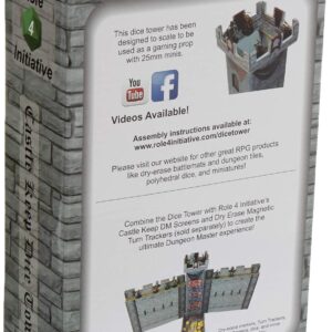 Role 4 Initiative Castle Keep Dice Tower