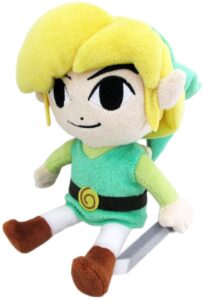 little buddy usa legend of zelda wind waker 12"" hd link stuffed plush, multi-colored