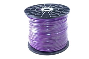 500ft spool of 20awg balanced pro audio wire for xlr trs 2 - purple